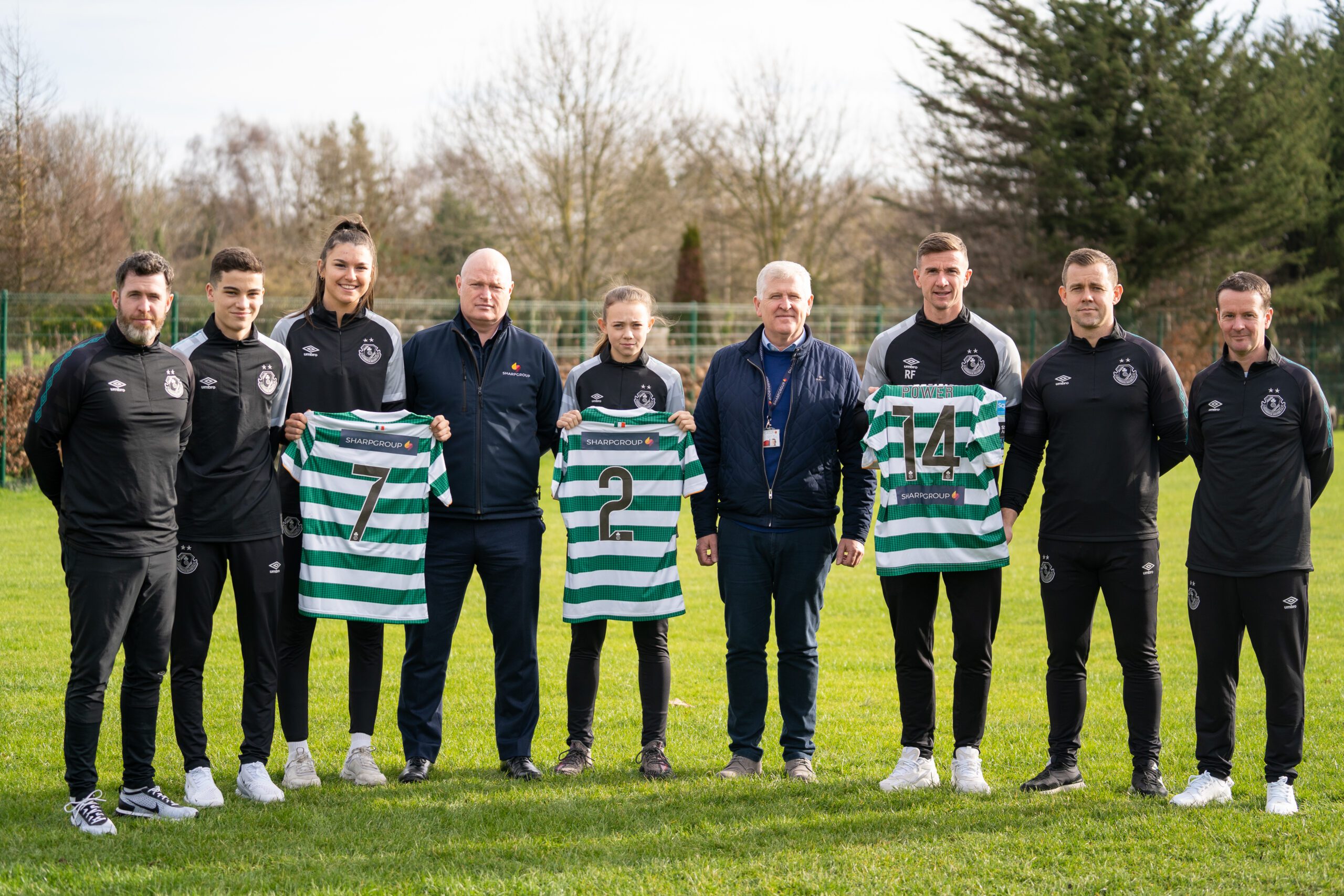 Sharp Group proudly unveils Shamrock Rovers sponsorship - Sharp Group